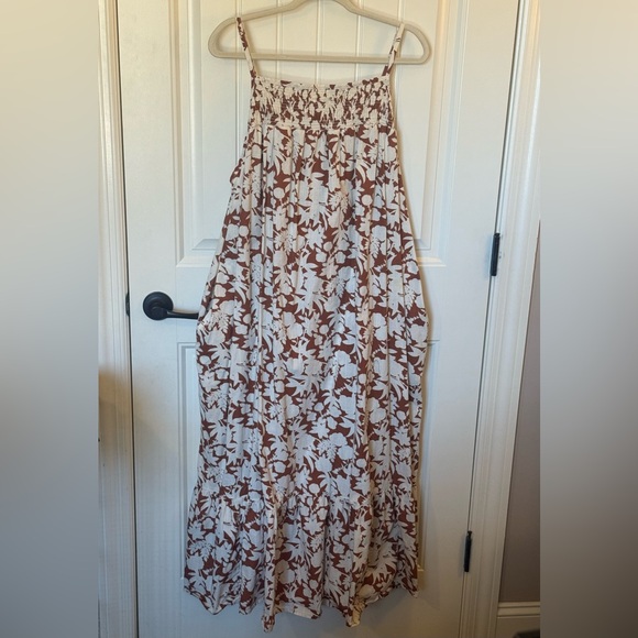Universal Thread | Dresses | Universal Thread Brown And Cream Floral ...